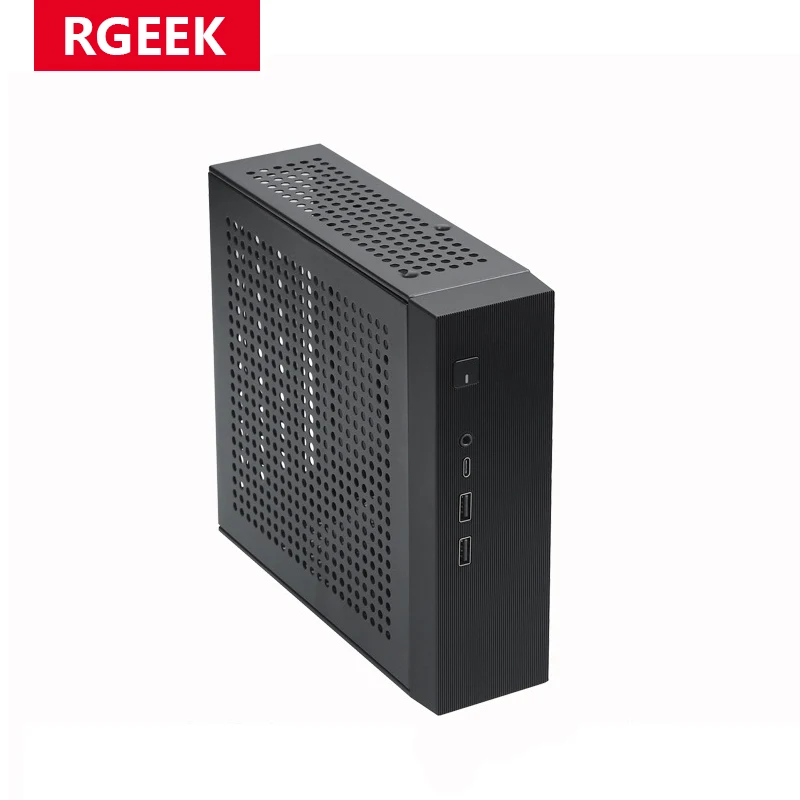 New Arrival RGEEK M09 ITX Computer Case HTPC Chassis Mini ITX Case DC ...