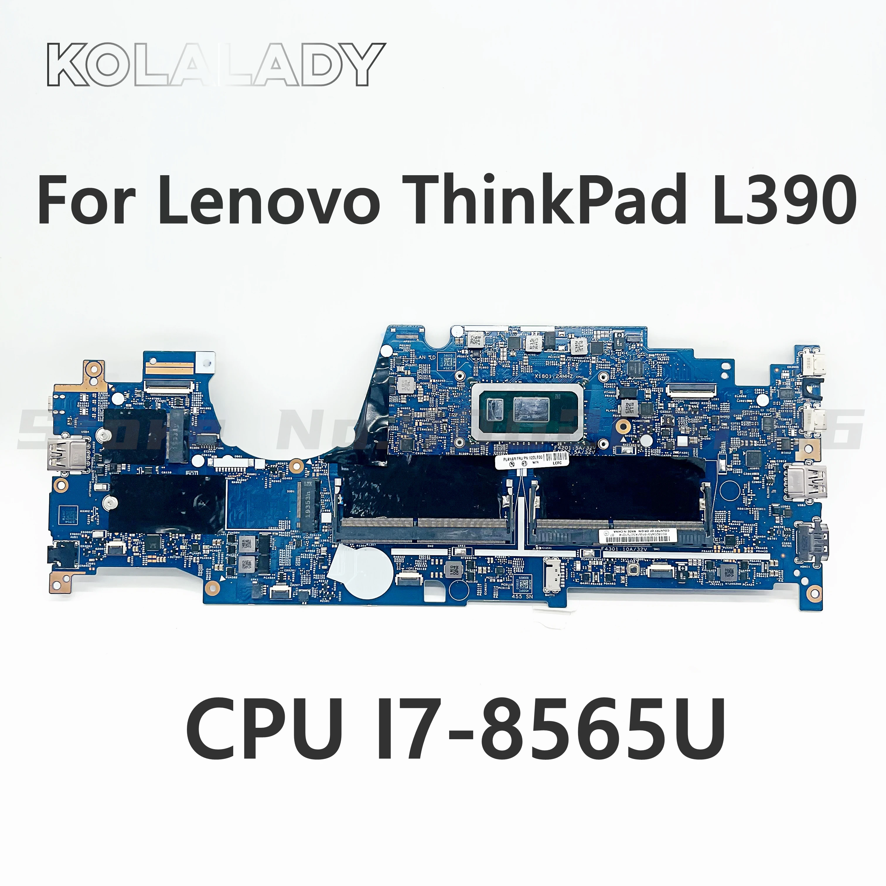 For Lenovo ThinkPad L390 Laptop Motherboard LKL-2 MB 18724-1M 448.0FC02 ...
