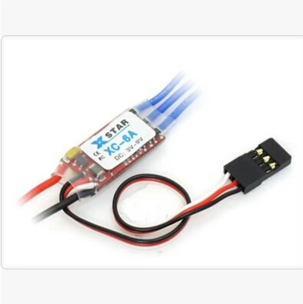 FATJAY XC-6A Brushless ESC 6A 1-2S 4g Speed Controller Dual-way Forward ...