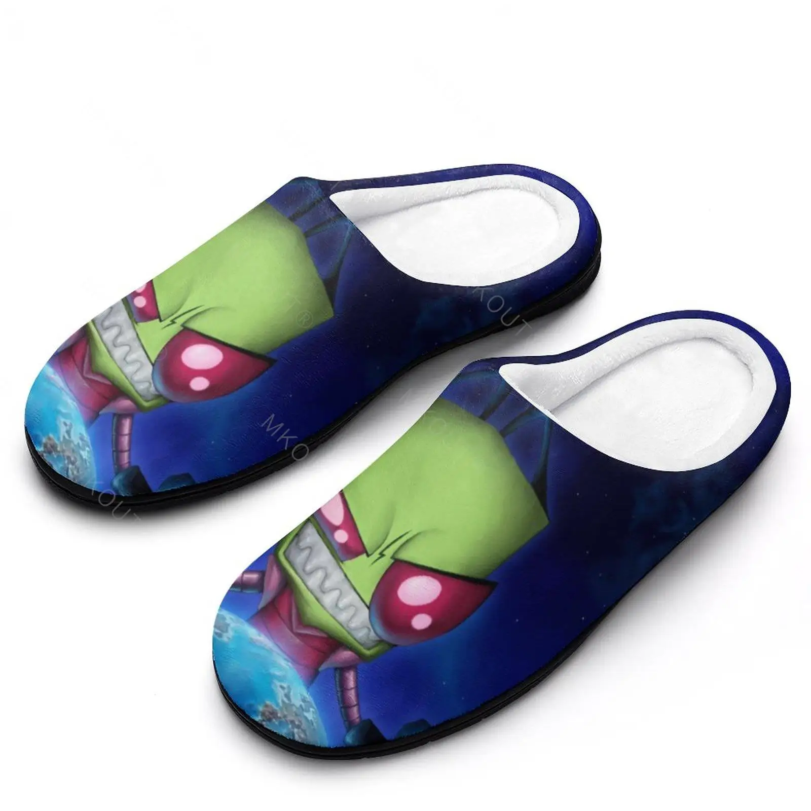 Winter-Warm-Slippers-Invader-Zim-7-Men-Women-Cotton-Slides-Non-Slip ...