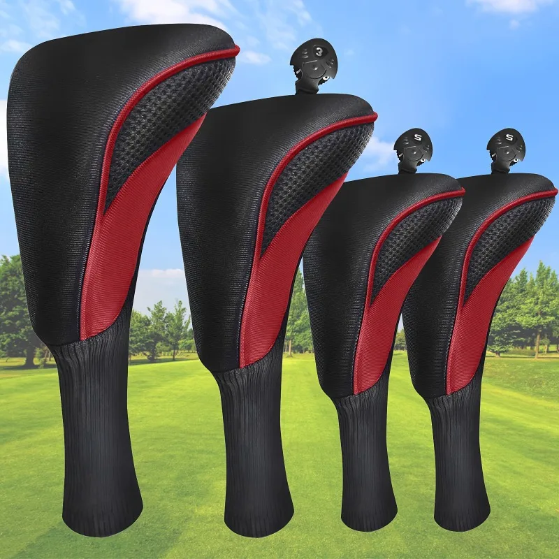 4-Piece-Premium-Golf-Club-Head-Cover-Set-Includes-1-Driver-1-Fairway ...