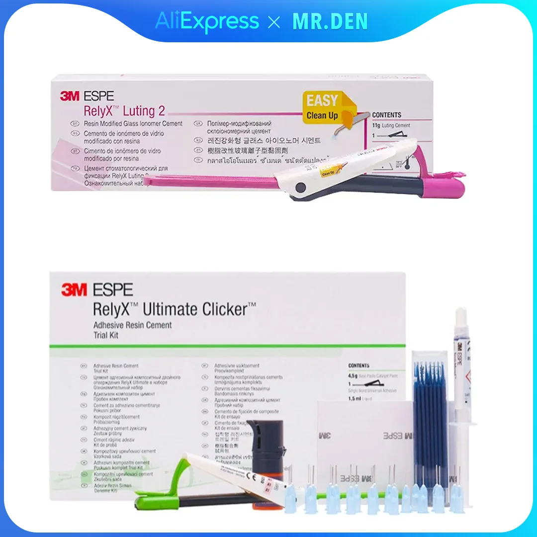 3M ESPE Ketac Molar Easymix GIC Filling RelyX Luting 2 Resin Mod Glass ...