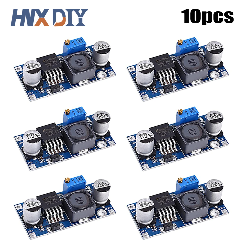10pcs Lm2596 Dc-dc Step Down Converter Module Dc 4.0-40-1.3-37v Adjust Voltage Regulator Lm2596s ...