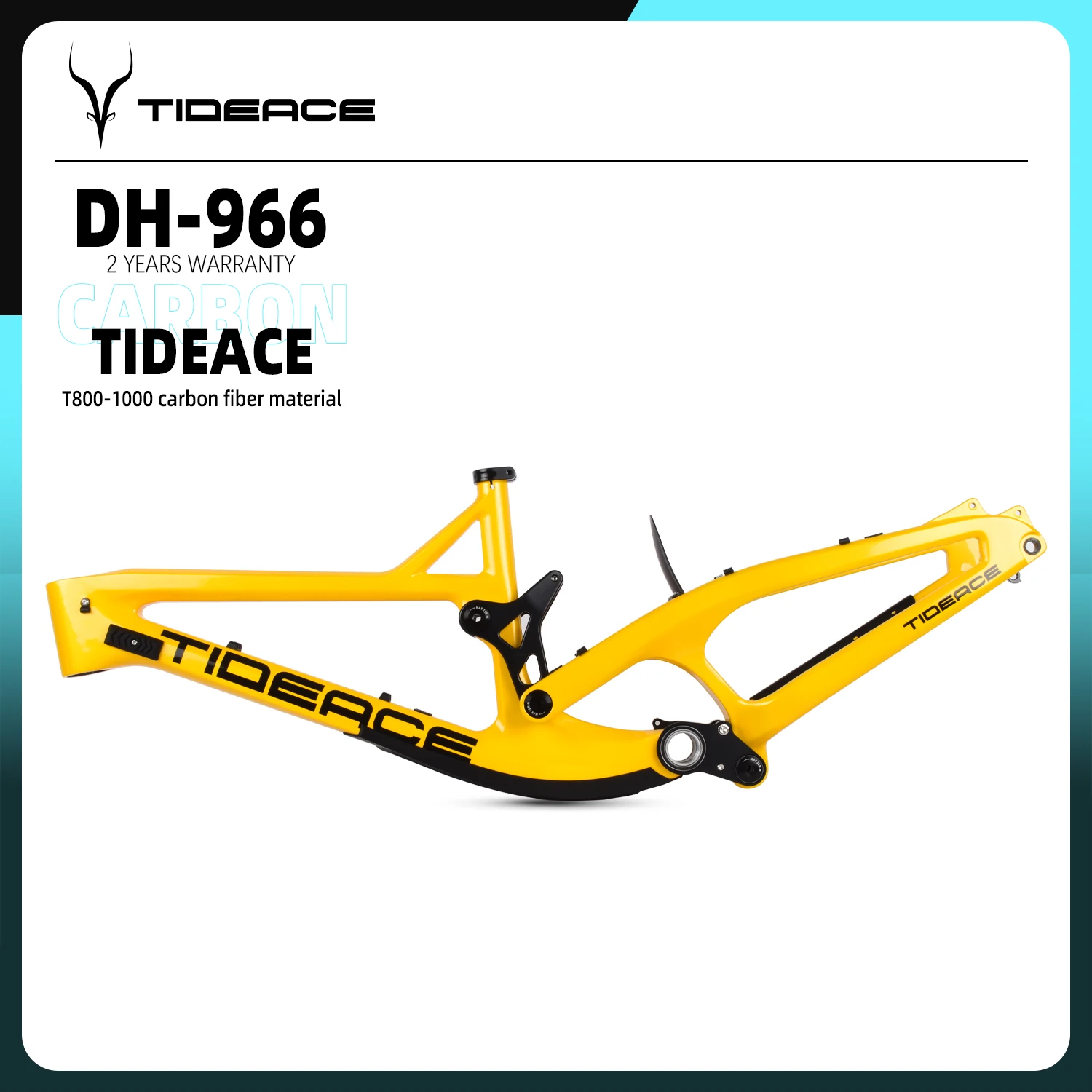 Carbon Fiber Bicycle Downhill Frame 27.5er MTB Frame Full Suspension DH ...