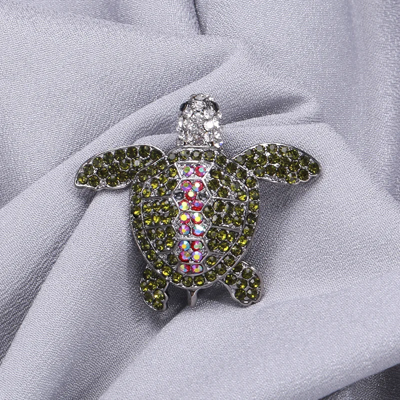 Creative Luxury Crystal Turtle Brooch - Turtle Awesome