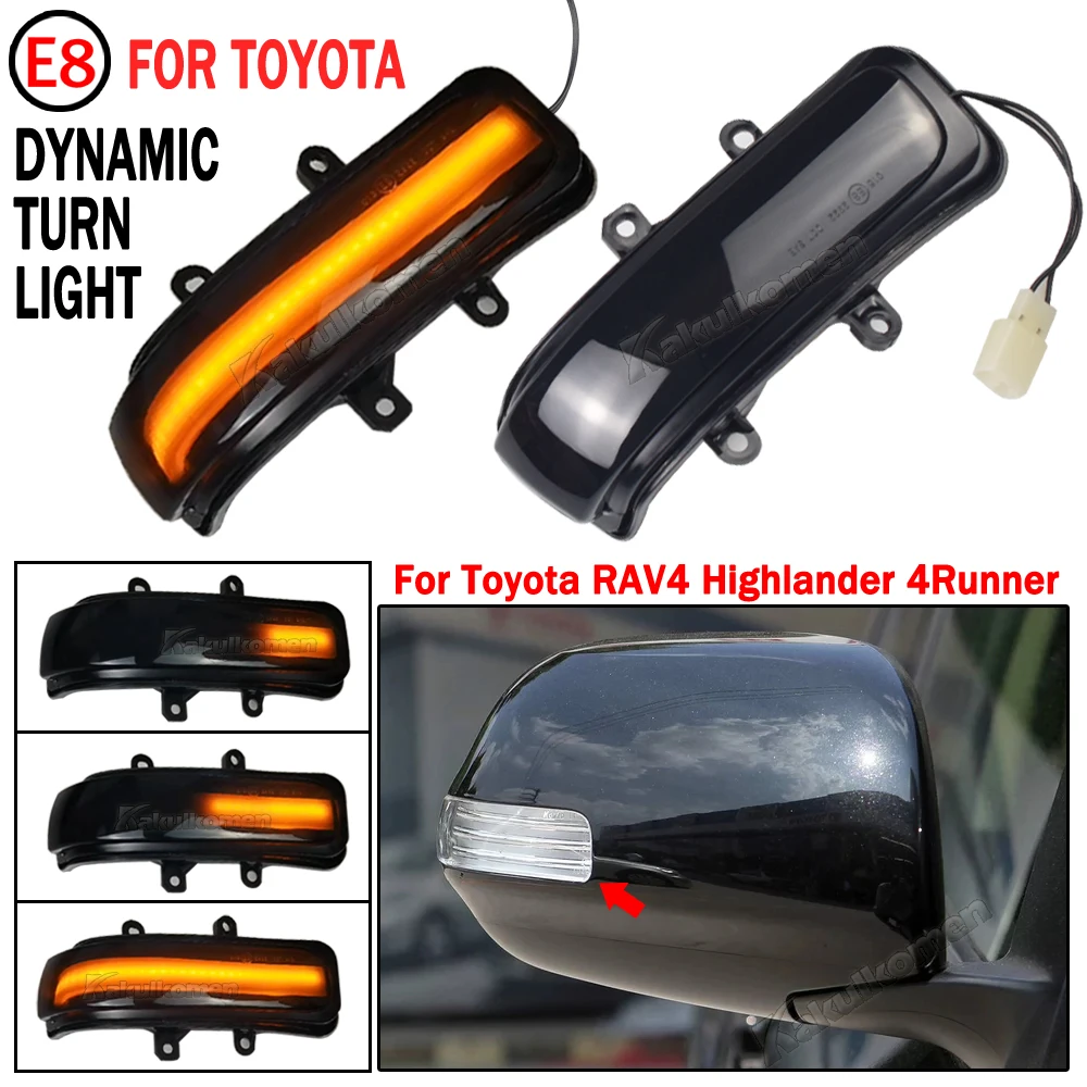 Dynamic-Blinker-Turn-Signal-Light-For-Toyota-RAV4-XA30-Estima-Alphard ...