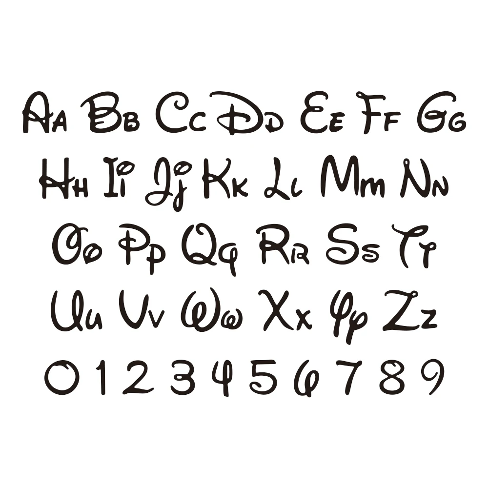The Ultimate Guide to Walt Disney Writing Font Metal Cutting Dies for ...