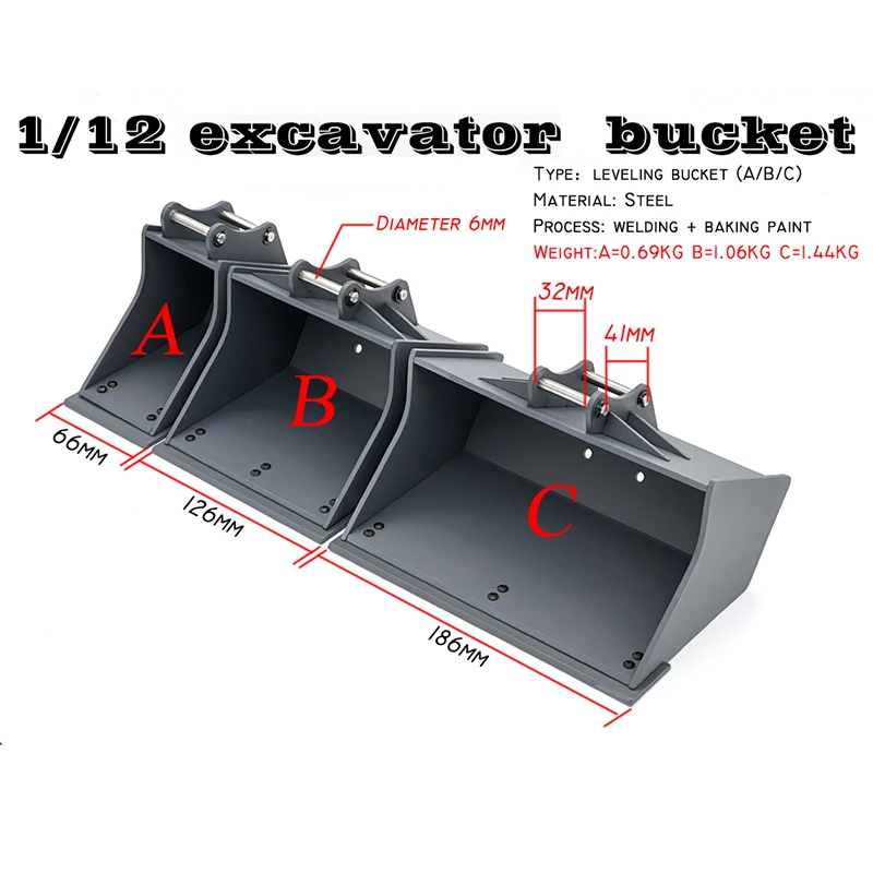 Flat-Tooth-Bucket-Narrow-Bucket-Wide-Bucket-1-12-Series-Hydraulic ...