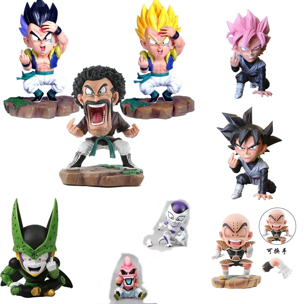 Dragon-Ball-Funny-Spoof-Figure-Erect-Middle-Finger-10-16cm-Black-Rose ...