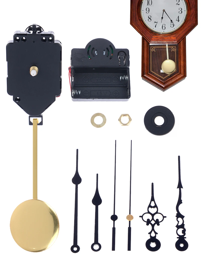 Pendulum-Clock-Movement-Quartz-Mechanism-Music-Box-DIY-Movement-Kits ...
