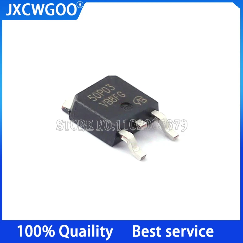 10pcs Cmd50p03 50p03 To-252 P-channel - 30v - 50a Fet Mosfet New Original - Integrated Circuits ...