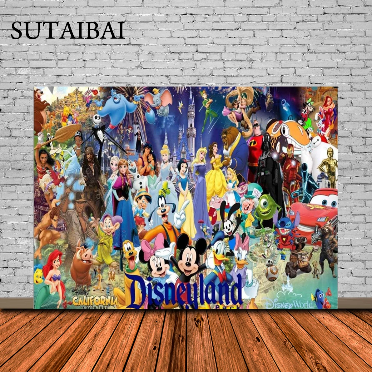Cartoon-Movie-Characters-Backdrop-Princess-Animal-Background-California ...
