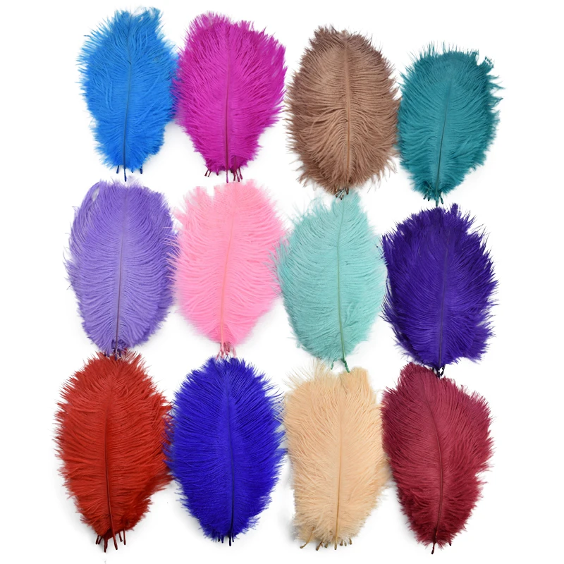 Feather Feet|white Ostrich Feathers 10pcs 6-8 Inch For Diy Crafts ...