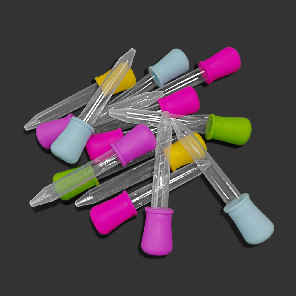 5Pcs-Set-Small-Silicone-Plastic-Pipette-Dropper-Feeding-Medicine-Liquid ...