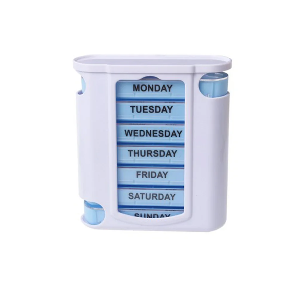 Portable-7-Days-Medicine-Medical-Pill-Box-28-Grids-Weekly-Pill-Case ...