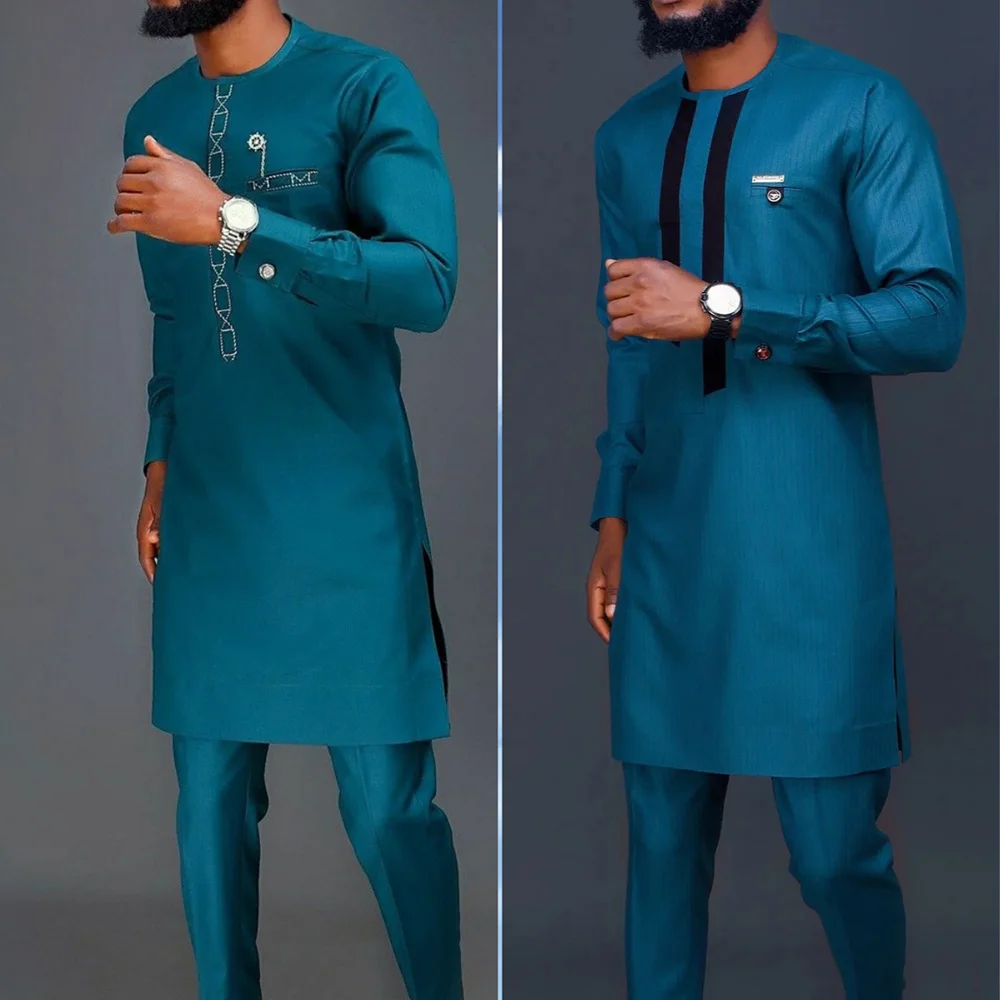 New-In-African-Native-Men-s-Clothing-Dashiki-Male-Pant-Sets-Elegant ...