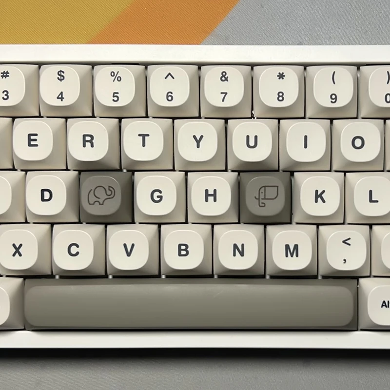 Elephant-Themed-Keycaps-Custom-PBT-Sublimated-MA-Ball-Caps-Cute-Kawaii ...