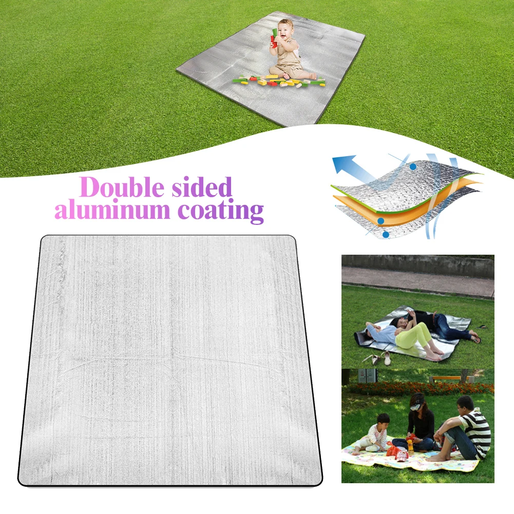 Waterproof-Camping-Mat-Moisture-Proof-Aluminum-Foil-Mat-78x78in-Outdoor ...
