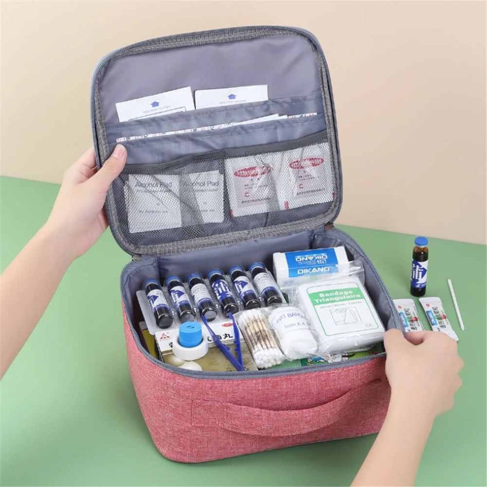 First Aid Kit Emergency Medical Box | Home First Aid Kit Medicine Bag ...