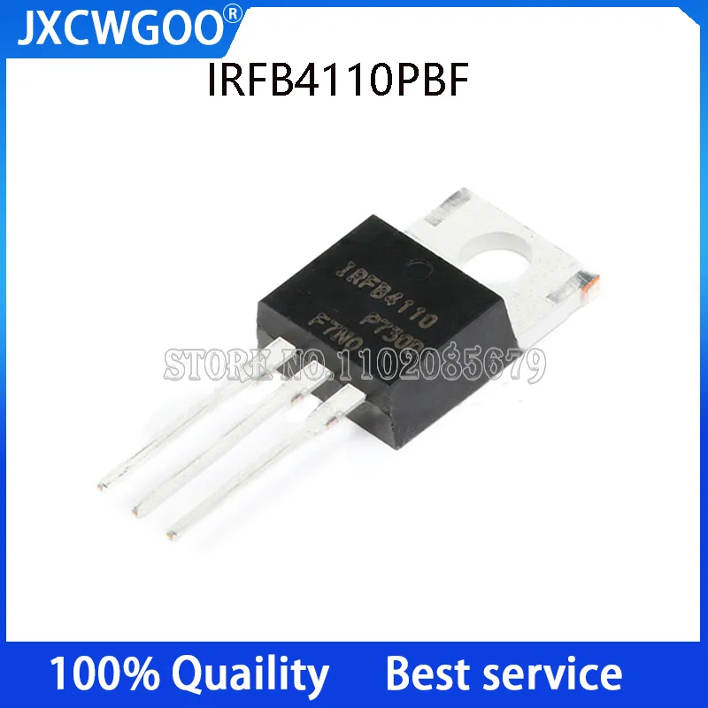 10PCS-IRFB4110PBF-IRFB4110-TO-220-N-Channel-100v-180a-in-line-MOSFET ...