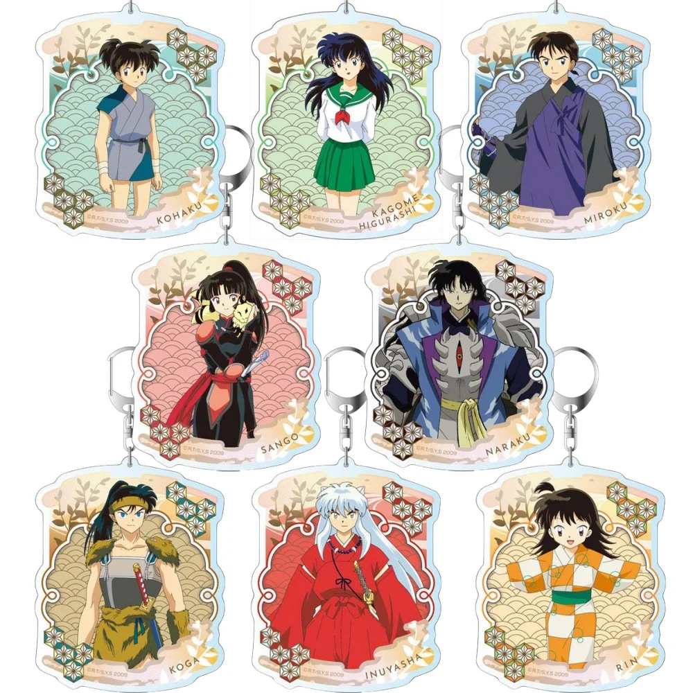 Anime Fans Gifts Inuyasha Acrylic HD Characters Inuyasha Shippo Miroku ...