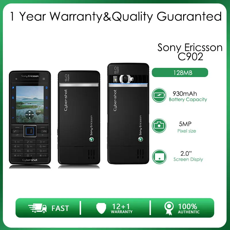 Sony-Ericsson-C902-Refurbished-Original-Unlocked-160MB-RAM-5MP-Camera ...