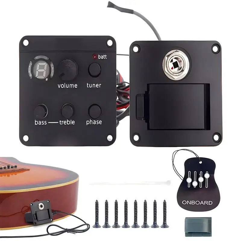 Multifuncional-Guitar-Pickup-System-Folklore-Guitar-Preamplifier-Volume ...