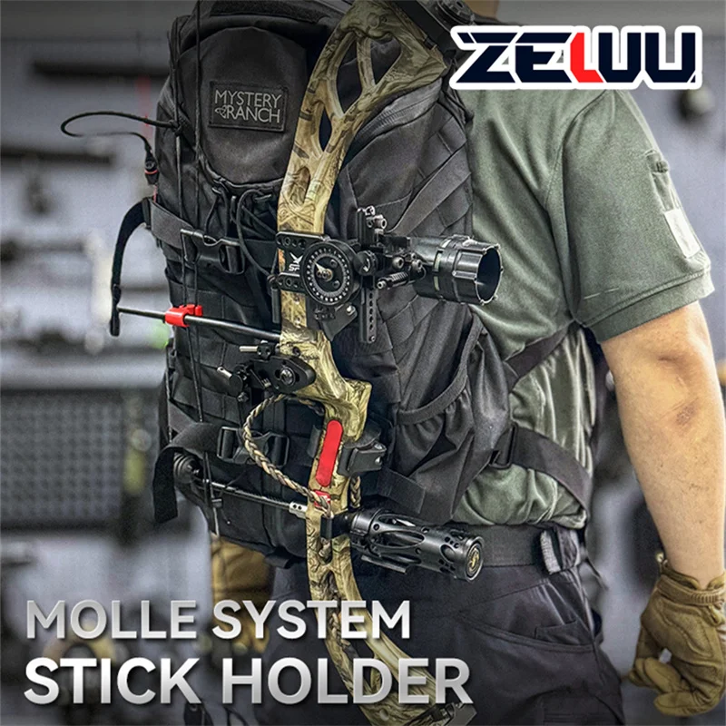 Molle-System-Stick-Holder-Tacical-Adjustable-Samurai-Knife-Bow-Tools ...