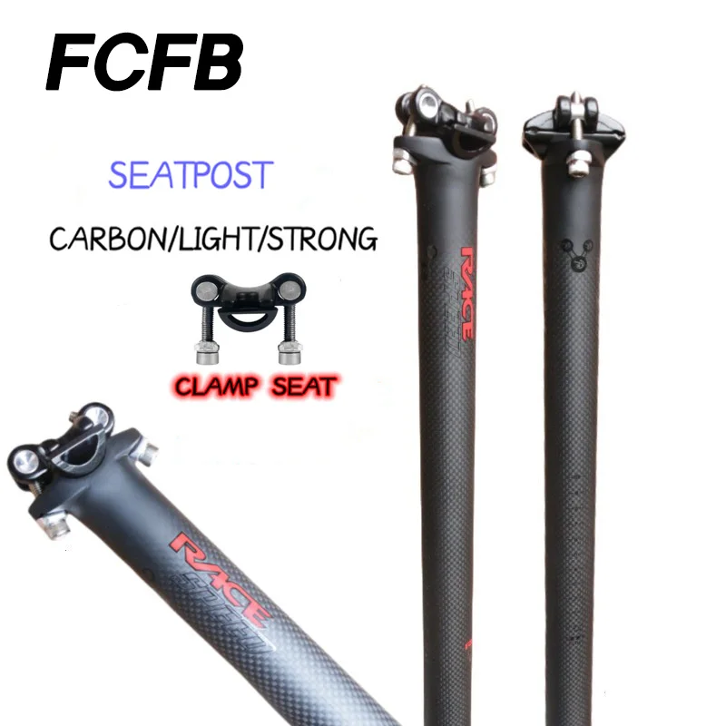 Race-FCFB-Carbon-Fiber-Seat-Post-Bike-Seatpost-Road-Mtb-bike-Bicycle ...