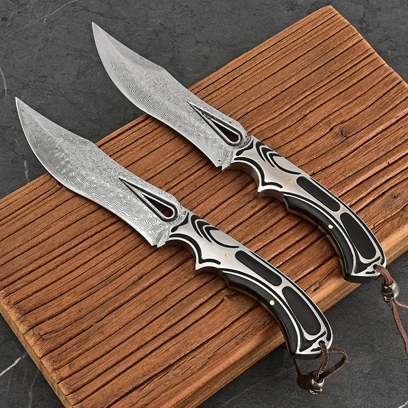 Chill-Goddess-Damascus-Steel-Knife-VG10-Steel-Outdoor-Knives-High ...