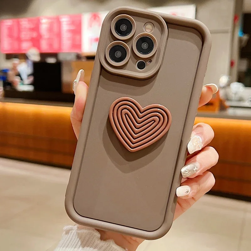 Fashion-3D-Love-Heart-Phone-Case-For-Samsung-Galaxy-S24-S23-Ultra-S22 ...