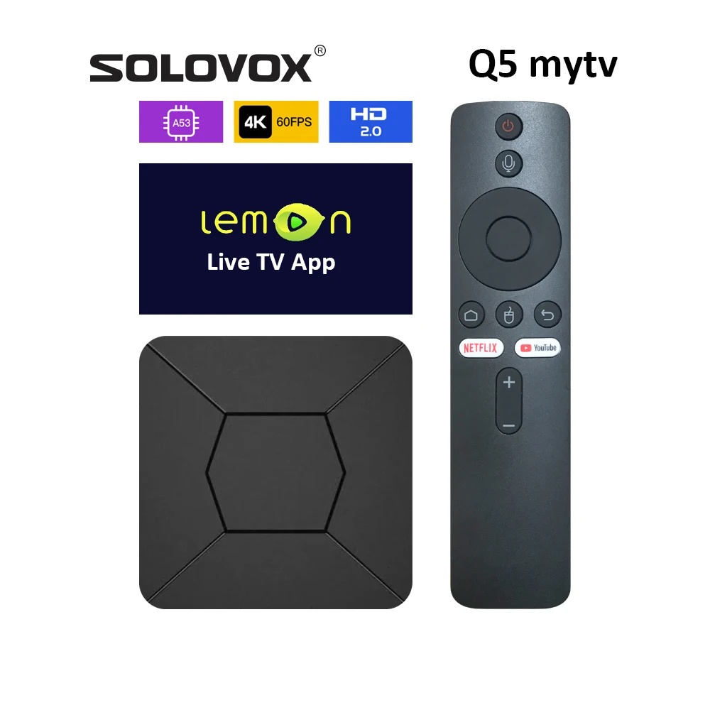 SOLOVOX-Q5-Lemon-Android-10-Smart-TV-Box-Allwinner-H313-Quad-4K-WiFi ...