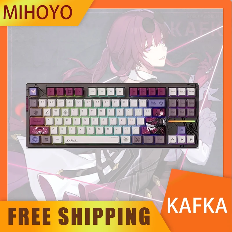 miHoYo-Kafka-Mechanical-Keyboard-Anime-Honkai-Star-Rail-Custom-Tri-Mode ...