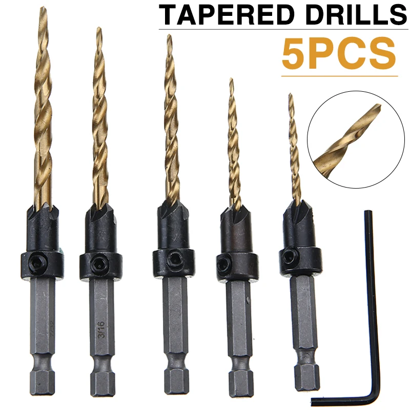 Tapered Drill Bit For Steel