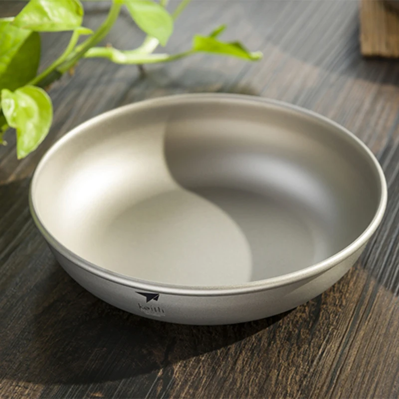 Keith-Camping-Tableware-Titanium-Plate-Dinner-Dish-Ultralight-Outdoor ...