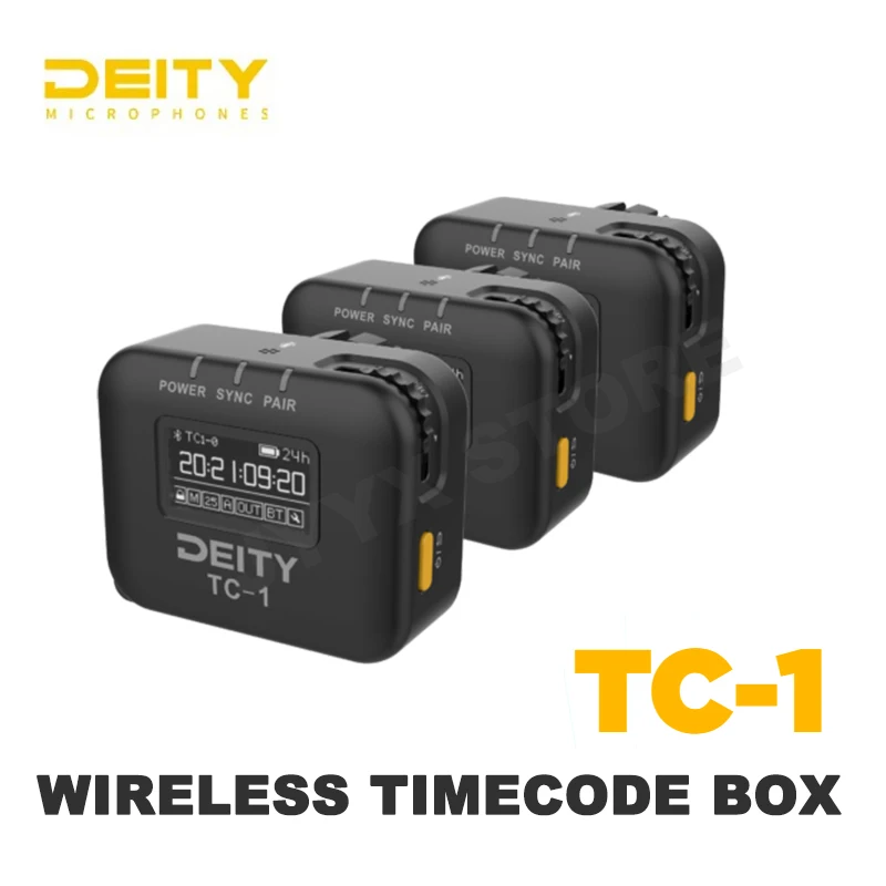 Deity-TC-1-Kit-Wireless-Timecode-box-Microphone-Time-Coder-for ...