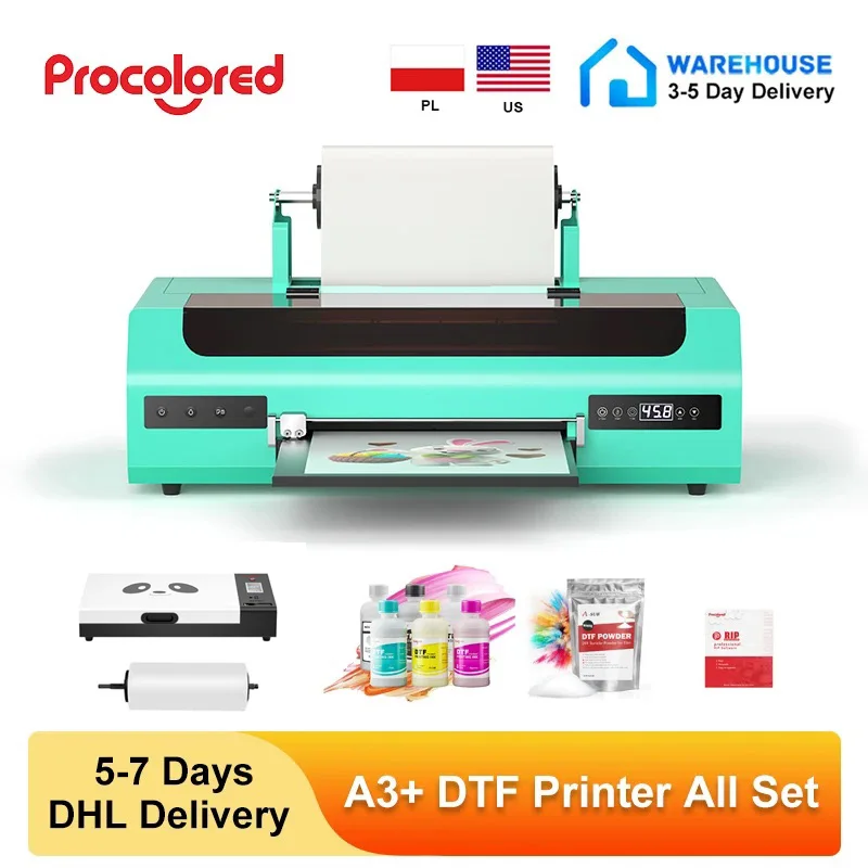 Procolored-DTF-Printer-L1800-R1390-A3-Direct-To-Film-Transfer-Printing-Machine-T-shirts-With ...