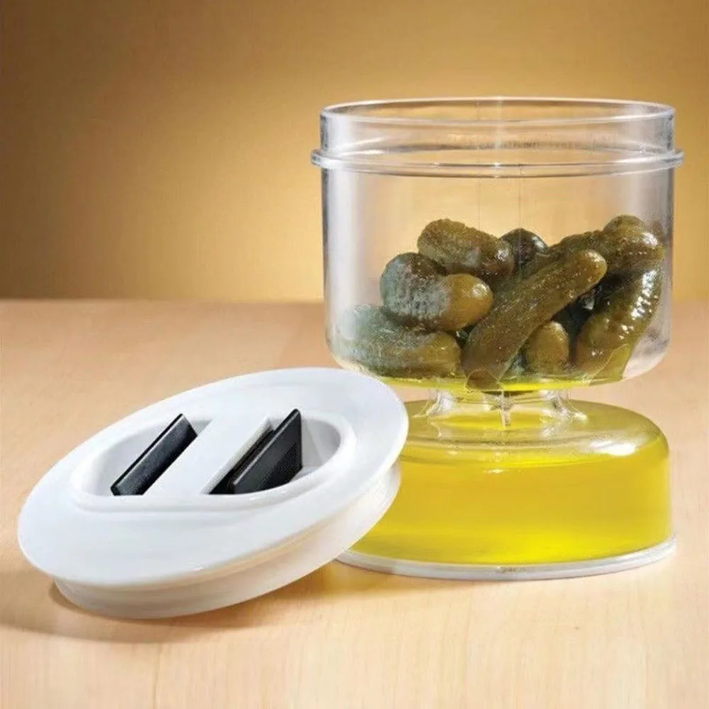 Vegetable-Dispenser-Dry-Wet-Separation-Food-Container-Kimchi-Jar-Home ...