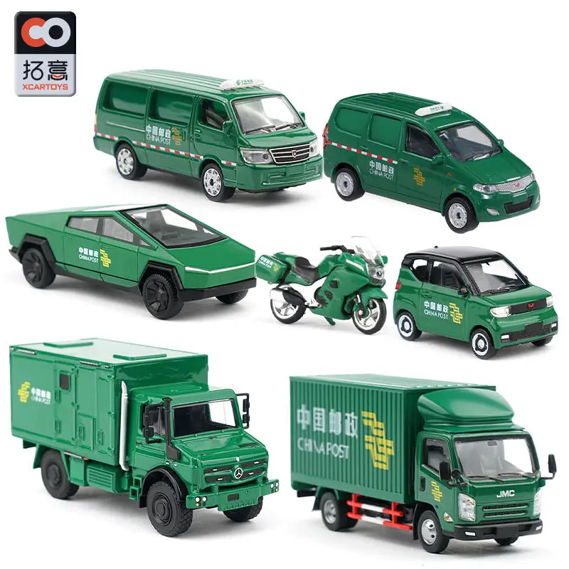 XCARTOYS1/64 Postal Express Transport Vehicle, Tricycle, Tram Benz ...