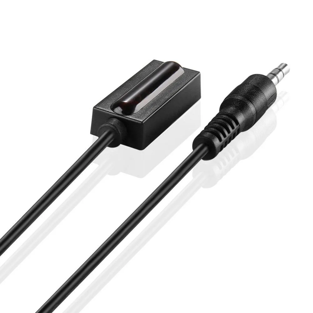 Remote-Control-External-Wire-Durable-1-5m-Extender-38kHz-Black-Repeater ...