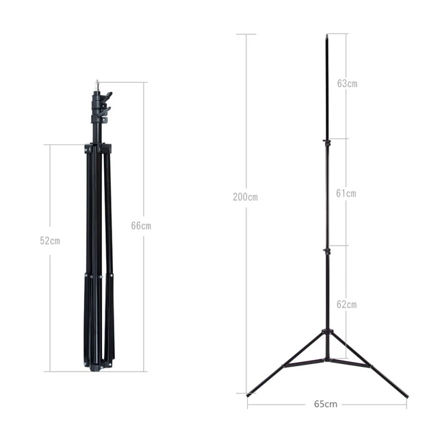 SOONPHO 280cm Light Stand Heavy Duty With 1/4 Screw For Photo Studio ...