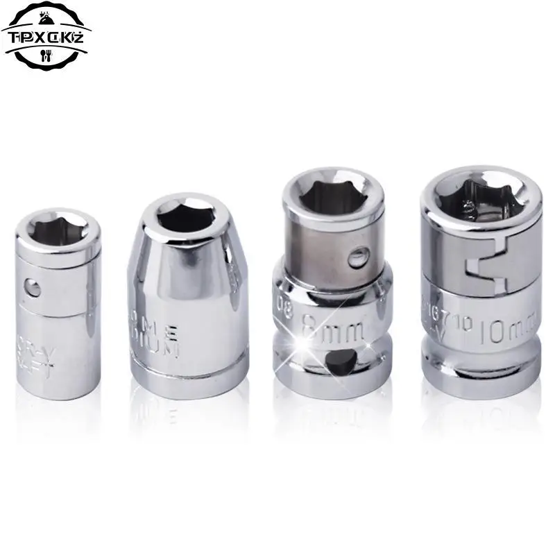 1/4 3/8 1/2 Ratchet Socket Adapter Universal Socket Set Hex Bit Adapter Converter Multitools ...