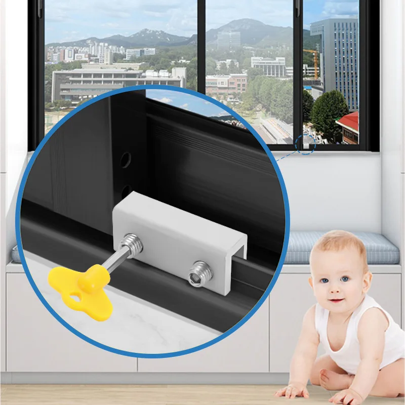 Sliding-Sash-Stopper-Cabinet-Locks-Straps-Doors-Security-Anti-theft ...