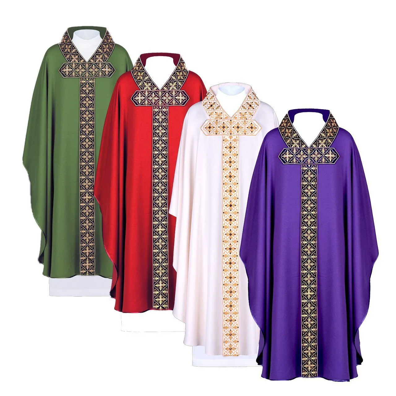 Retro-Printed-Clothes-Prayer-Robe-Gown-Church-Dress-Priest-Monks ...