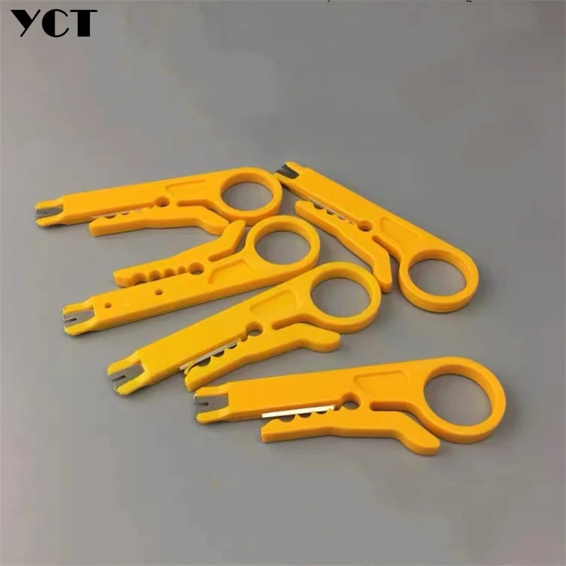 1pc wire stripper yellow small knife simple mesh wire stripping tool ...