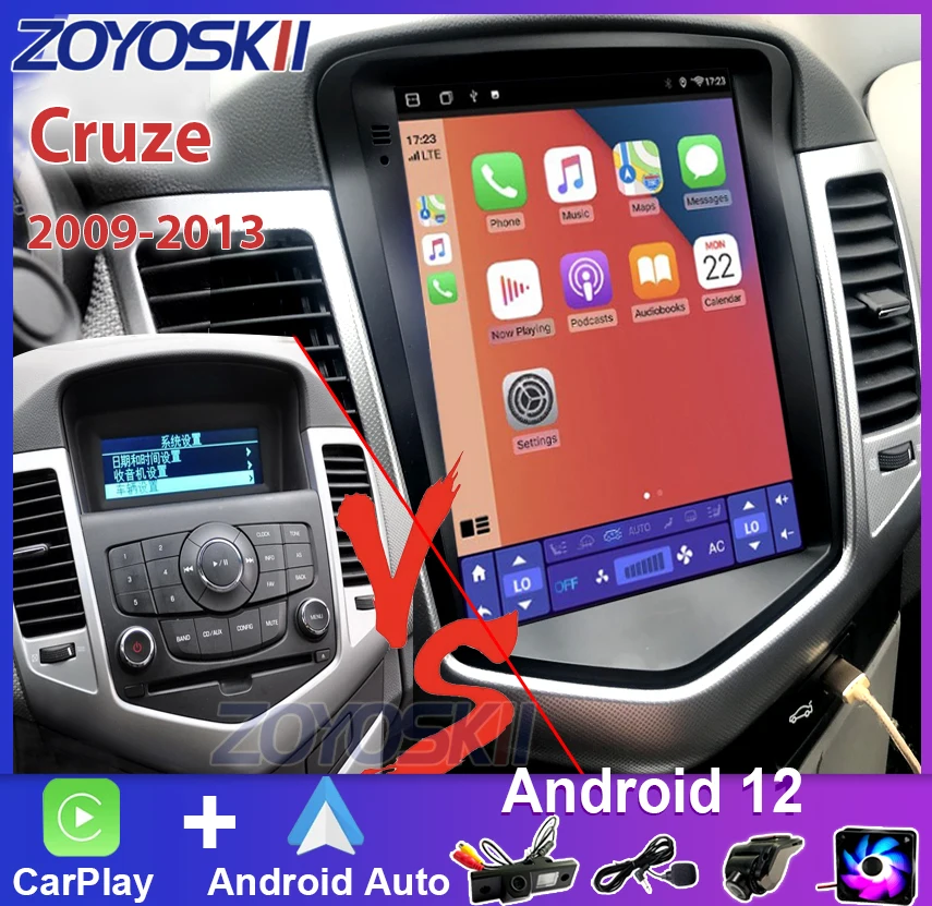 Android-per-Chevrolet-Cruze-Cross-2008-2013-schermo-Tesla-autoradio ...