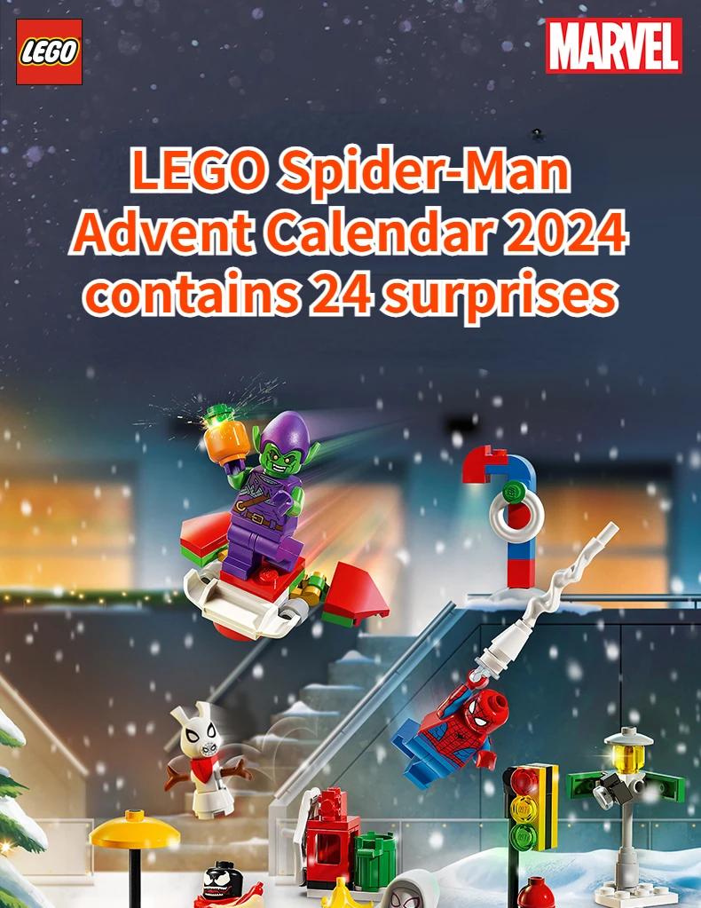 LEGO Marvel Spider-Man Адвент-календарь 76293 | AliExpress