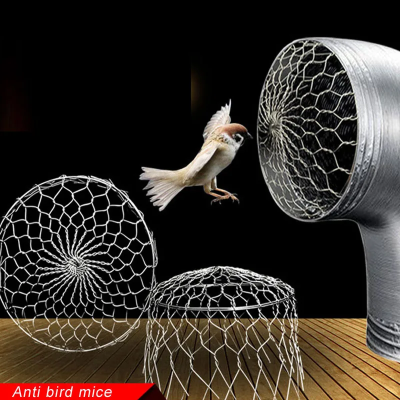 stainless steel filter guards gutter net Termination Cap Vent Cover ...