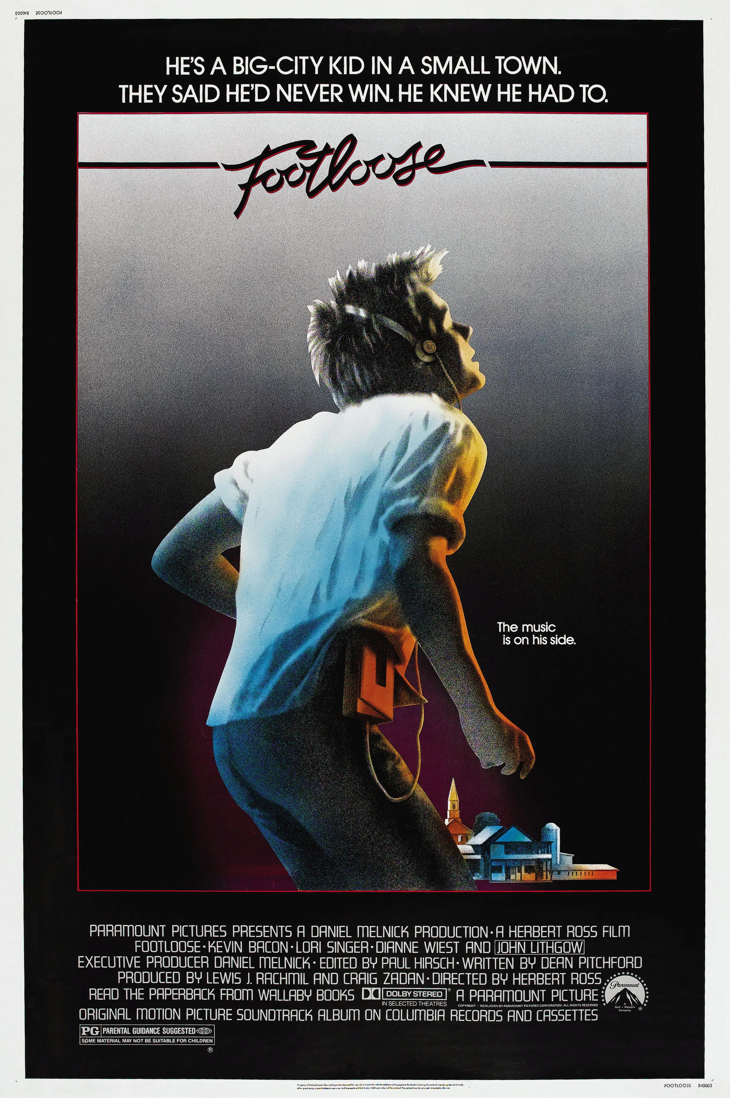 Foot Loose Poster: The Perfect Cinematic Accent for Your Living Space