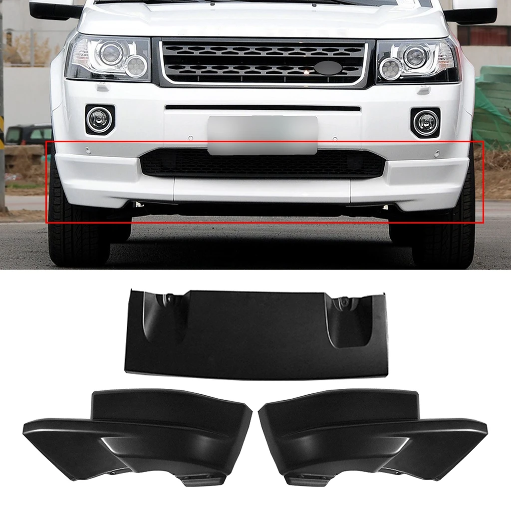 3Pcs-ABS-Car-Front-Bumper-Spoiler-Cover-Guard-For-Land-Rover-Freelander ...